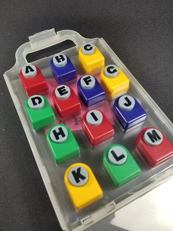 Alphabet Paper Punch YOUR CHOICE Capital Letter Paper - Etsy