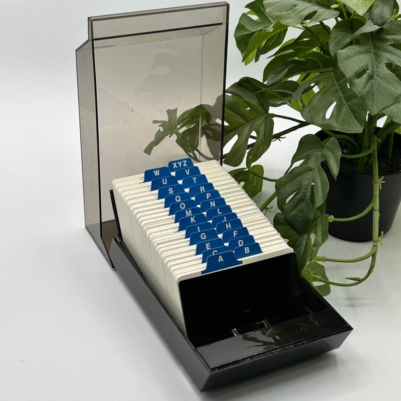 Rolodex Card Holder - Etsy
