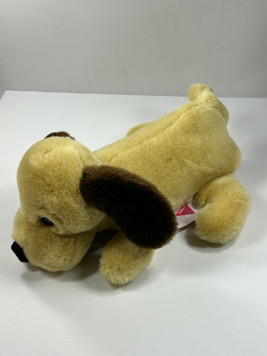 Dankin Drooper Dog Plush, 11 Cream Color Puppy Stuffed Animal, 1973 ...