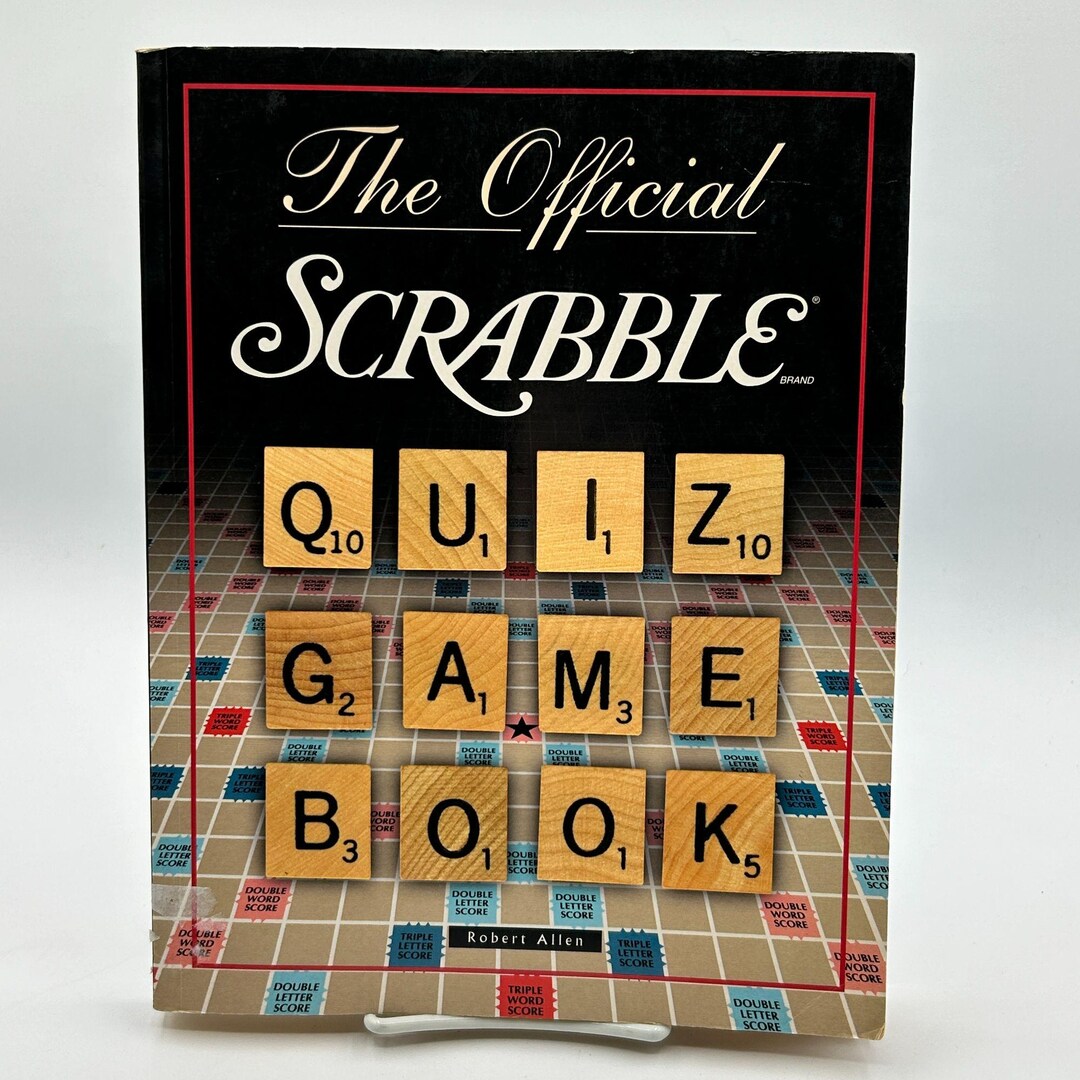 The Official Scrabble Quiz Game Book by Robert Allen - Etsy