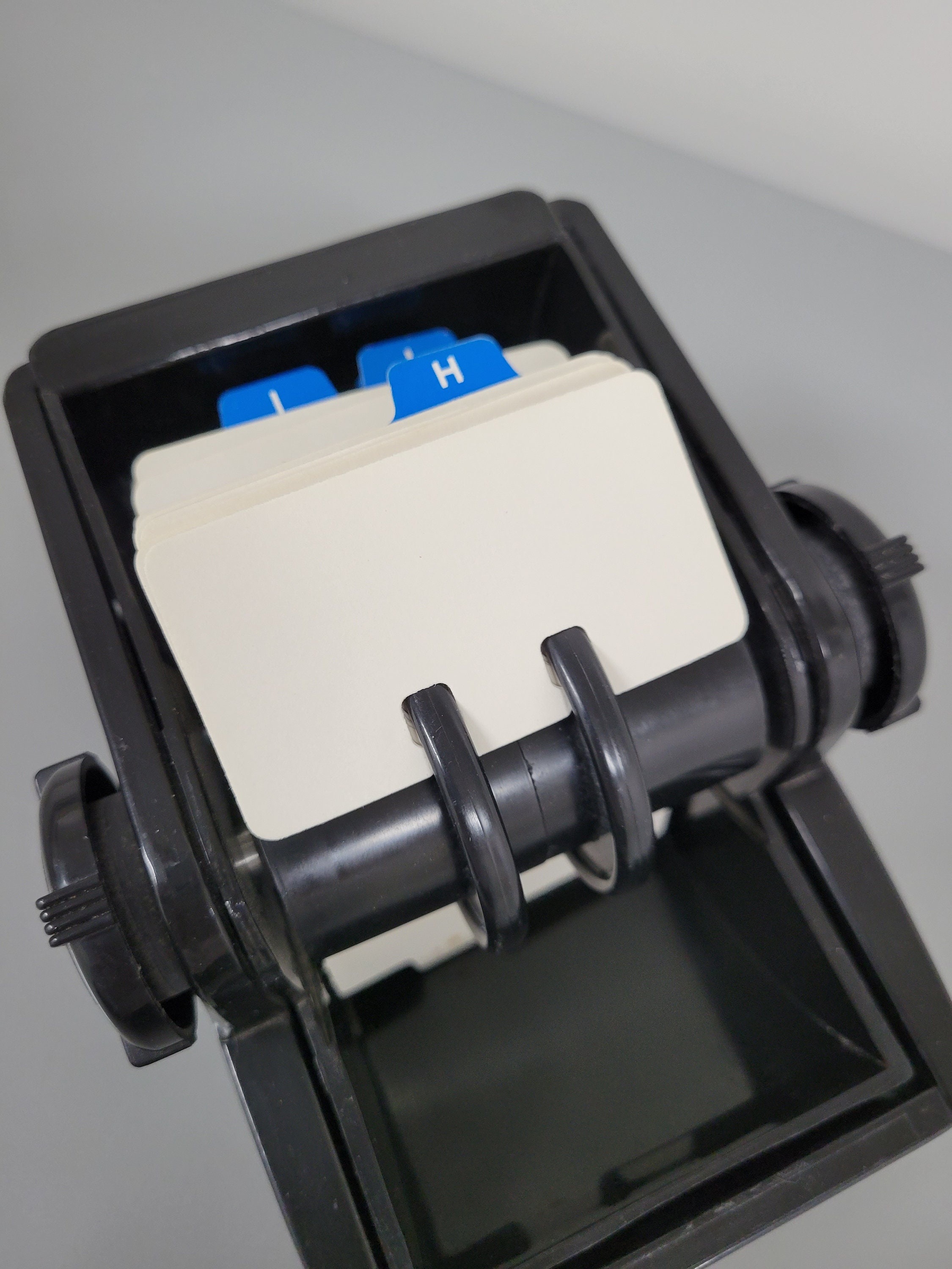 Small Rolodex Address Index and Business Card File With Cover - Etsy