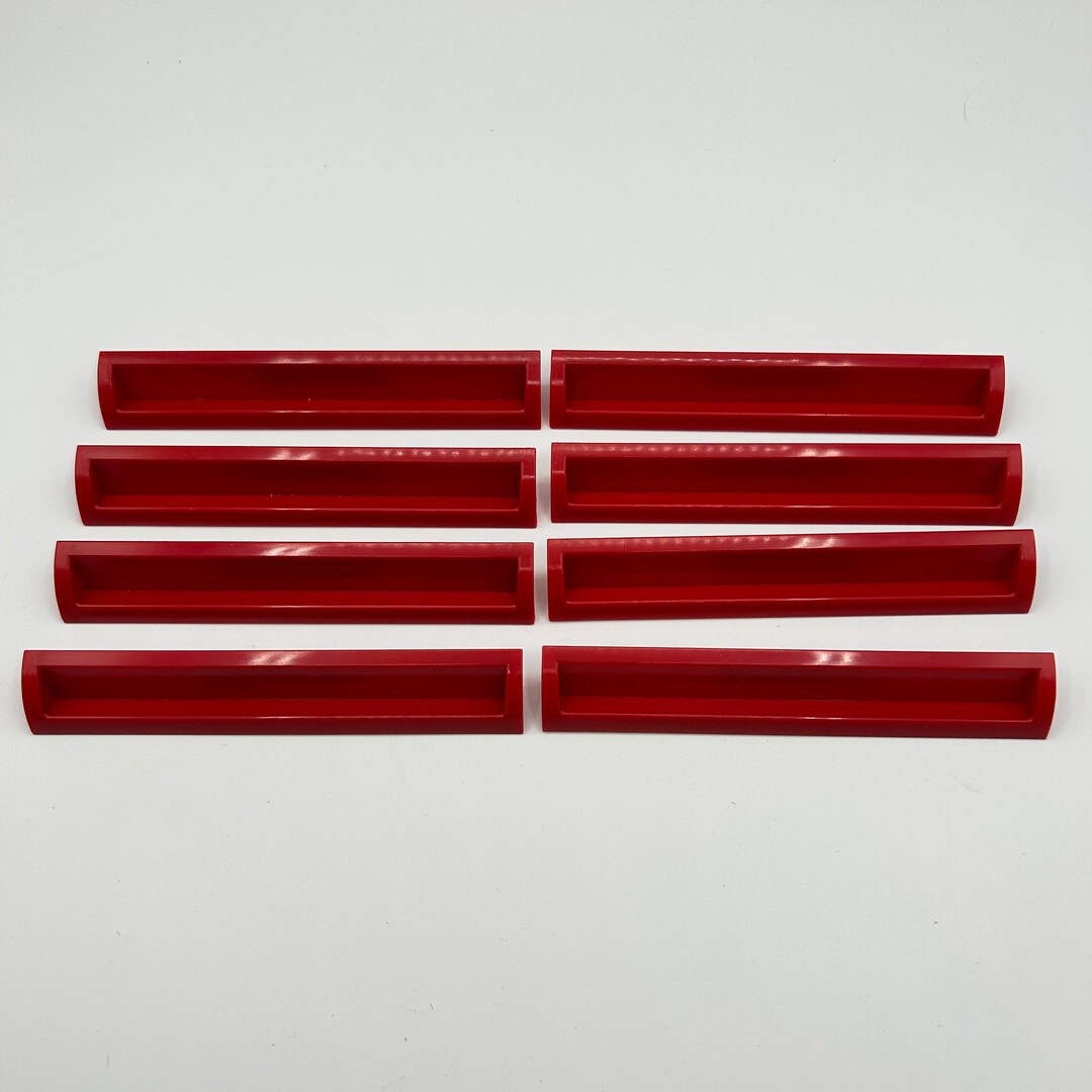 8 Red Scrabble Racks Trays for Craft Supplies Game Tile Racks, Display ...