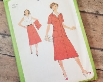 Sz 12 Vintage Simplicity Sewing Pattern 1694 Junior Misses' and Misses ...