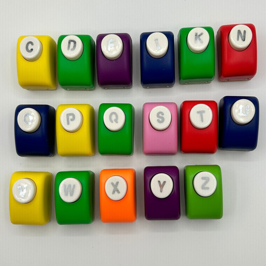 Alphabet Paper Punch, Capital Letter Scrapbook Punches, YOUR CHOICE - Etsy