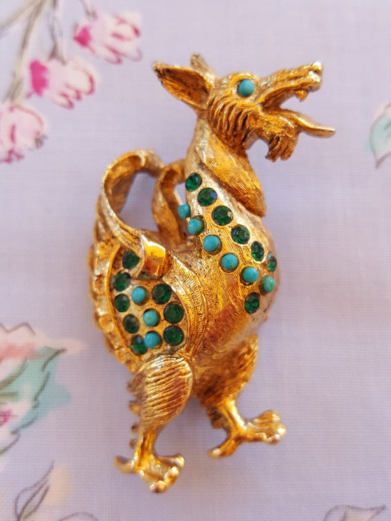 brooch pin puccini winged - Gem