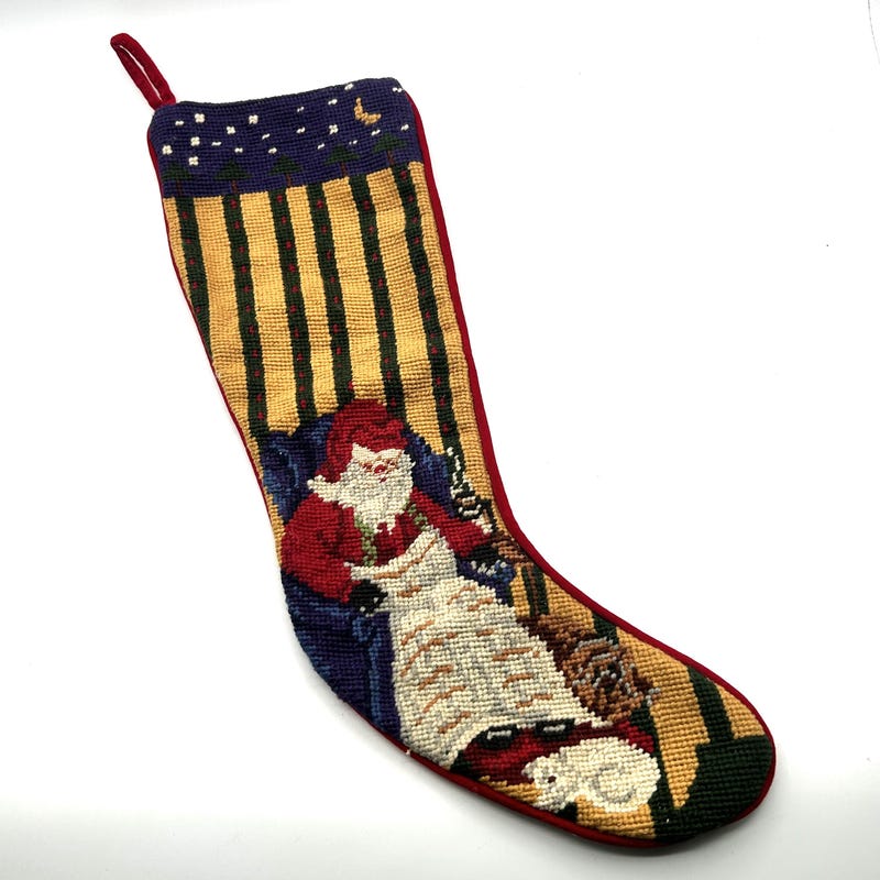 Cat Needlepoint - Etsy