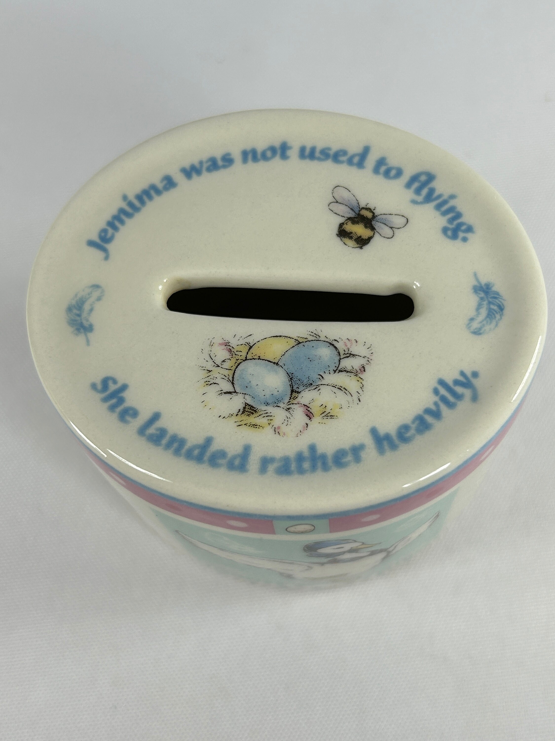 Jemima Puddle Duck Wedgwood Porcelain Bank and Tails From - Etsy