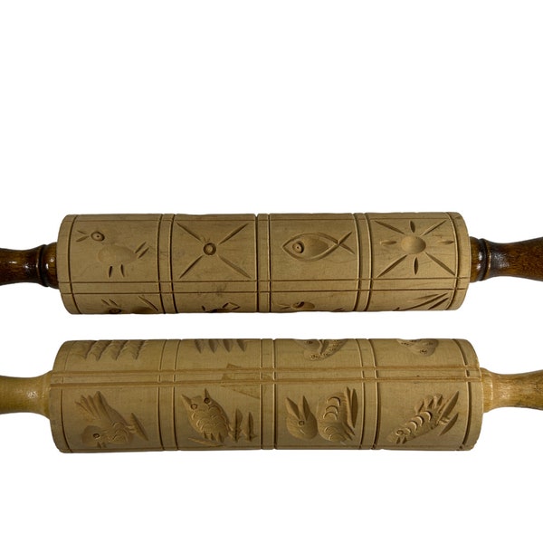 Embossed Rolling Pin - Etsy