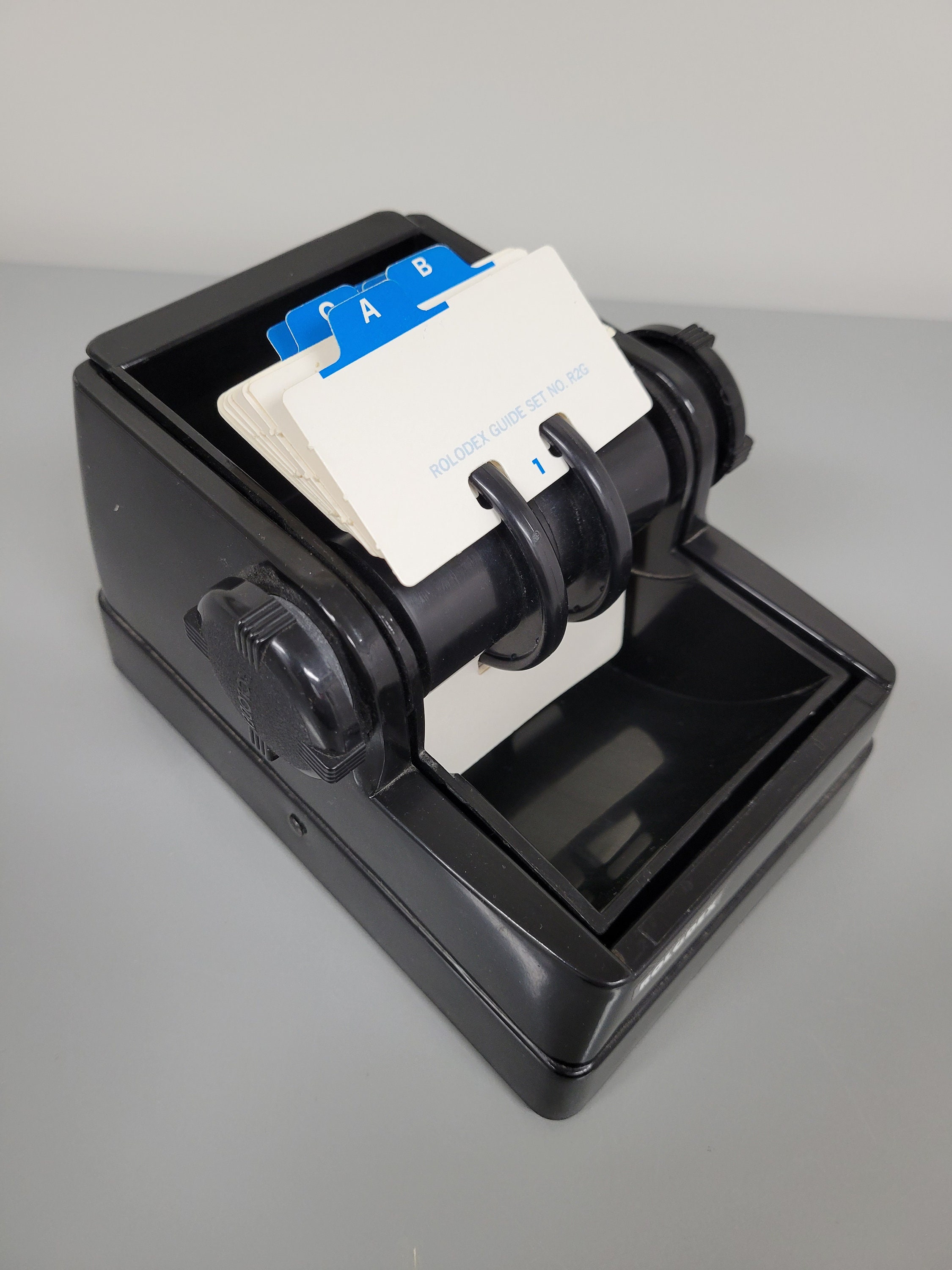 Small Rolodex Address Index and Business Card File With Cover - Etsy