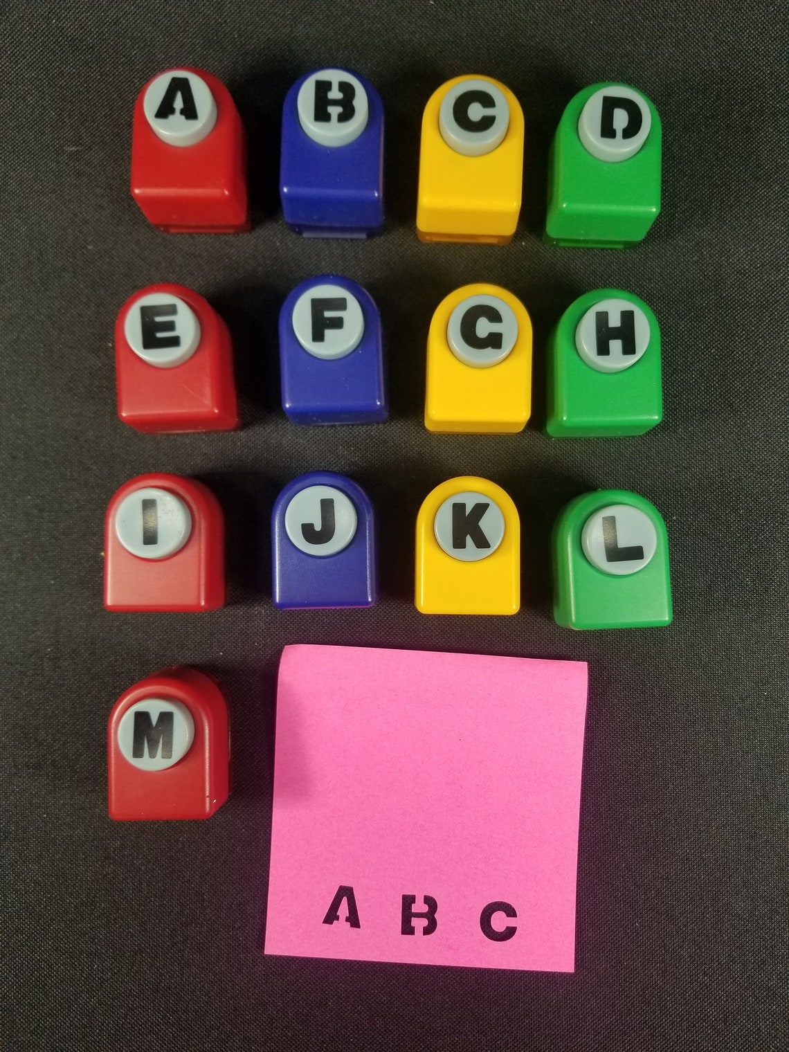 Alphabet Paper Punch YOUR CHOICE Capital Letter Paper - Etsy Italia