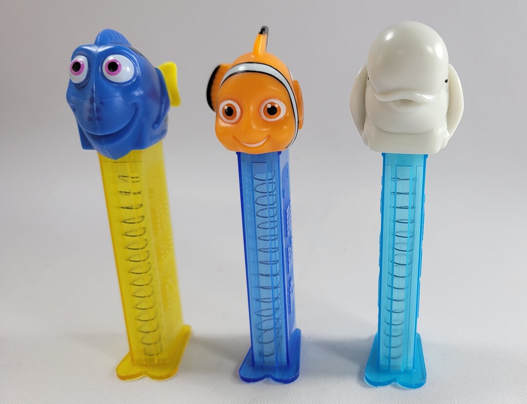 PEZ Bailey, Nemo and Dory Candy Dispensers, Set of 3 Disney Retired ...