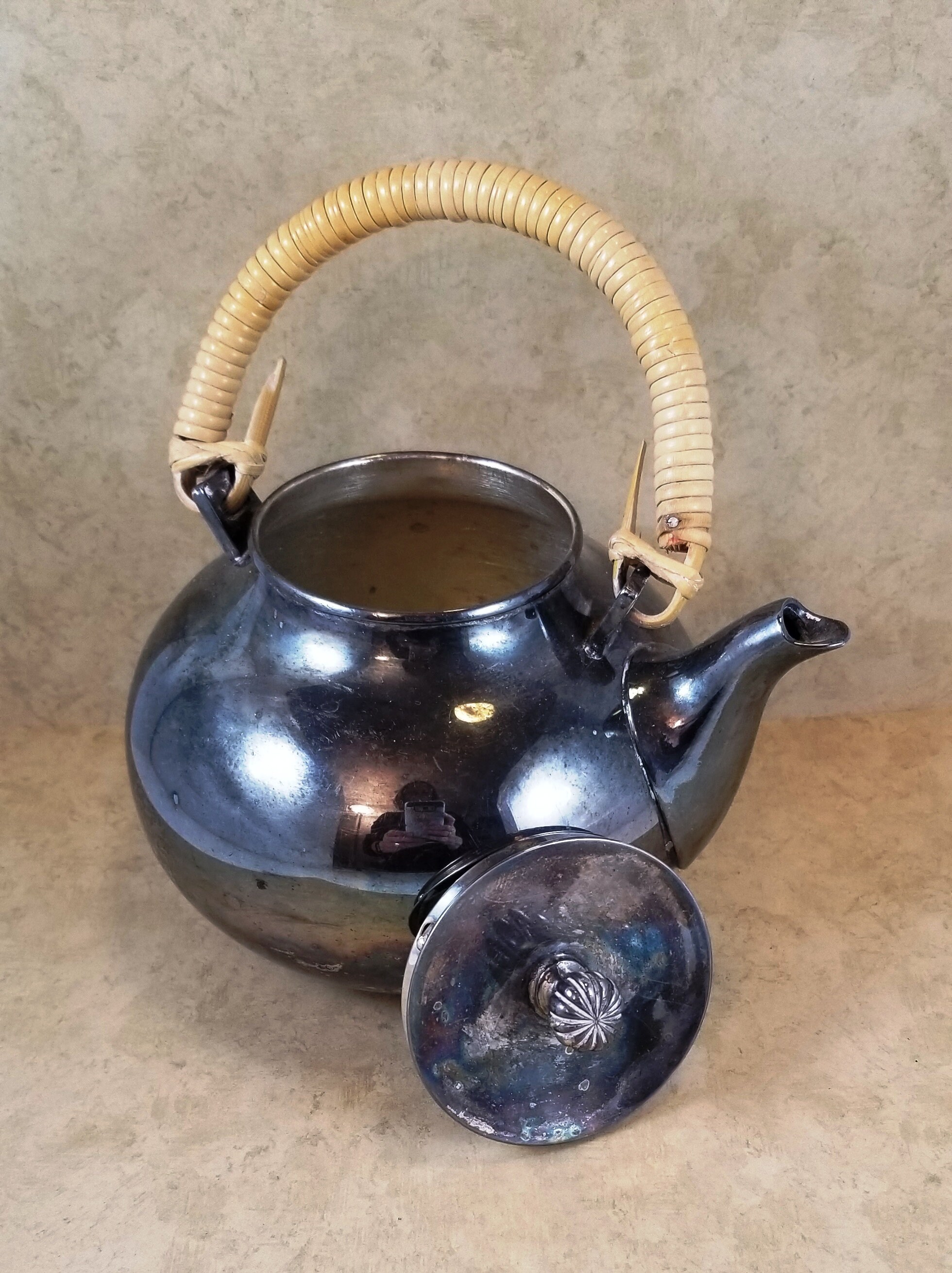 Newport Gorham Silver Plated Tea Pot | Etsy