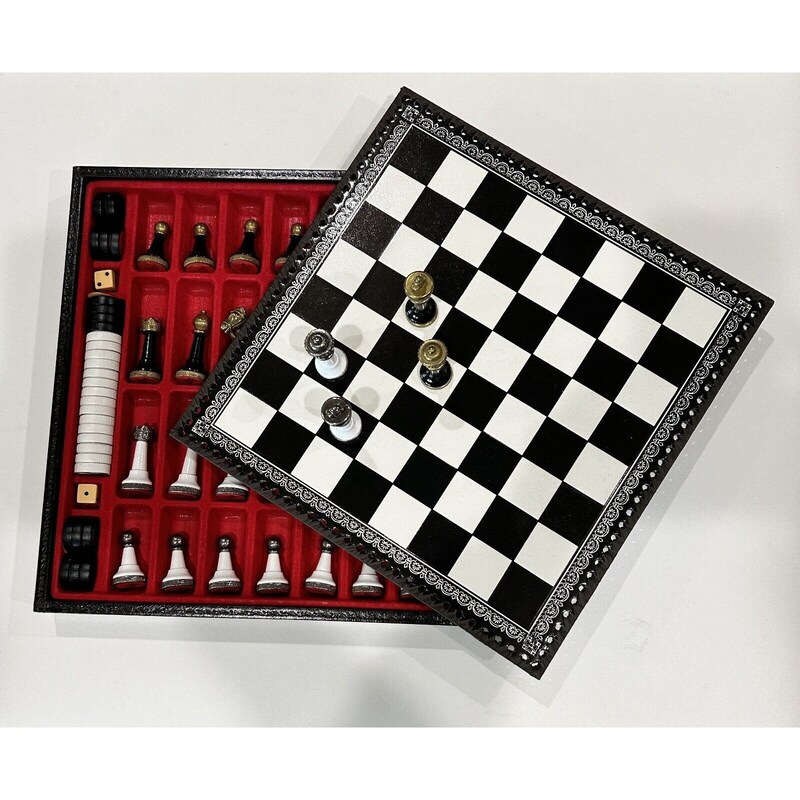 Leather Chess Set - Etsy