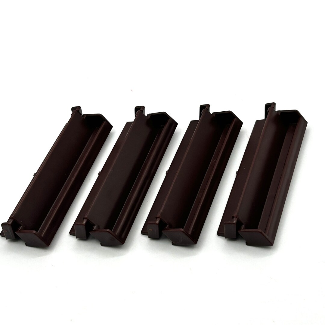 Miniature Scrabble Tile Racks, 4 Burgundy Plastic Travel Size Scrabble ...