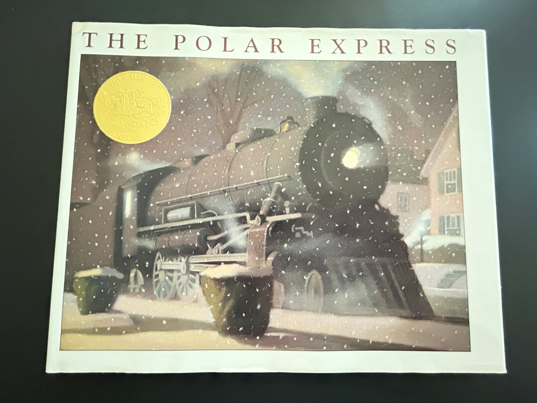 Vintage Christmas Book "the Polar Express" Hardcover 1985, Van Allsburg ...
