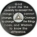 18 Year AA Coin Silver Color Plated Medallion, Recovery Chip, 12 Step ...