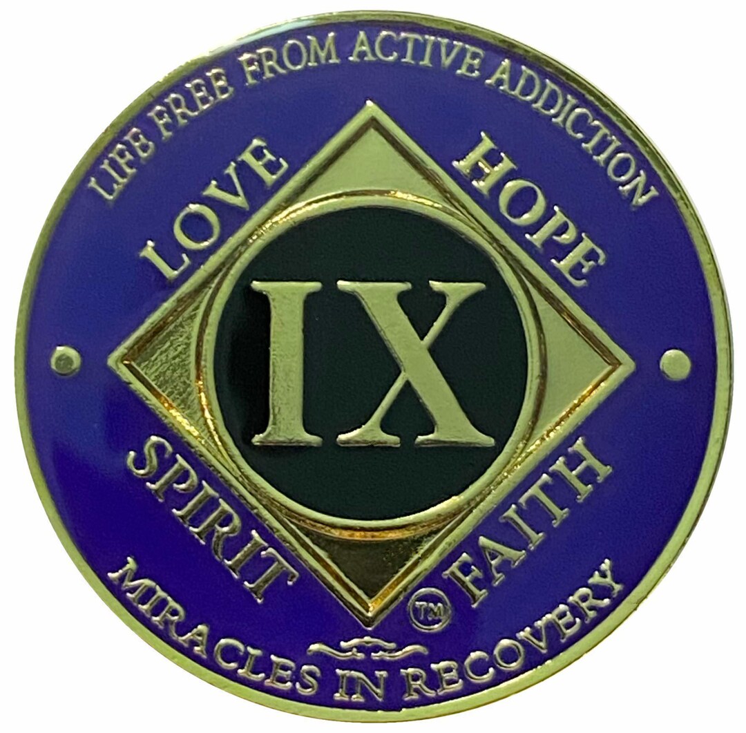 Na 9 Year Golden Color Plated Medallion, Recovery Coin, Na Token ...