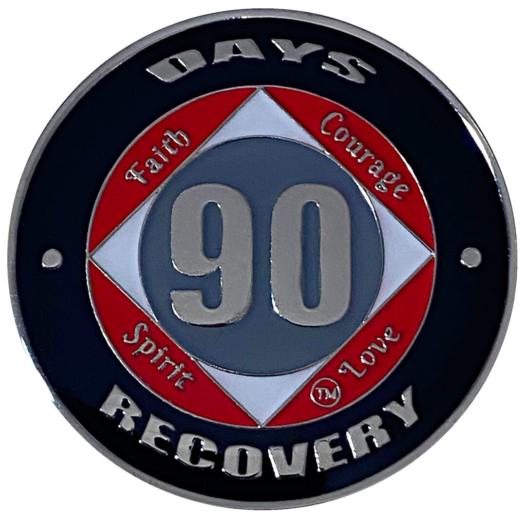 NA 90 Days Coin, Narcotics Anonymous Medallion - Etsy