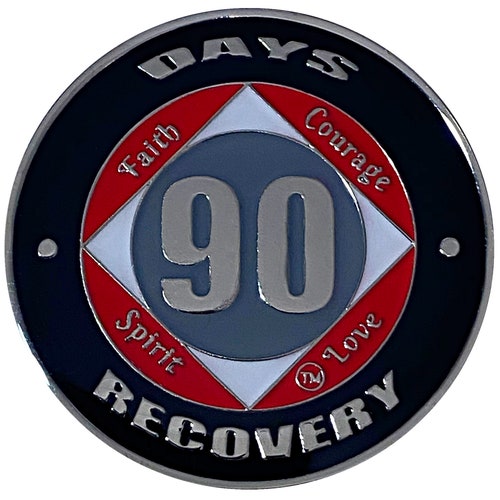 NA 6 Months Coin Narcotics Anonymous Medallion - Etsy