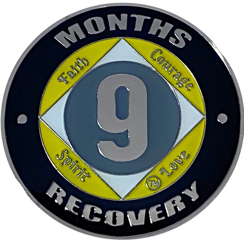 NA 6 Months Coin Narcotics Anonymous Medallion - Etsy