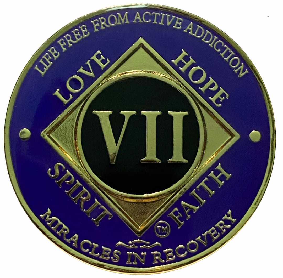Na 7 Year Golden Color Plated Medallion, Recovery Coin, Na Token ...