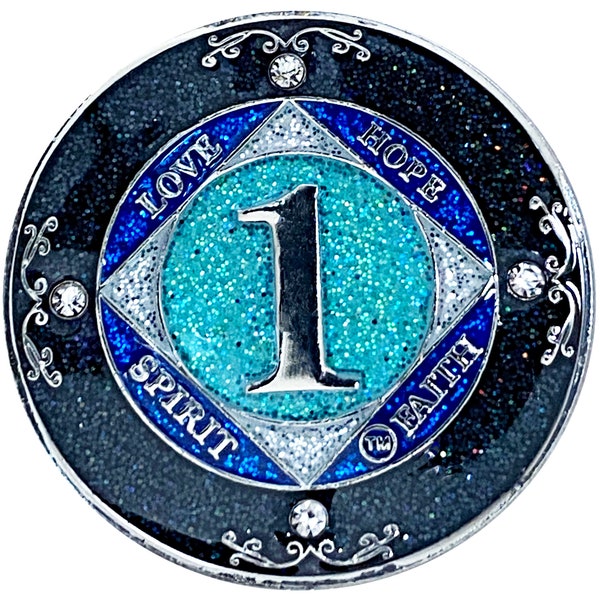 Na 1 Year Medallion - Etsy