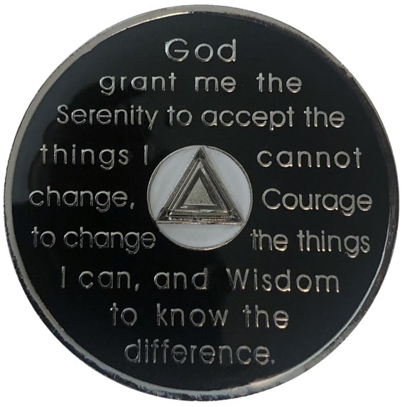 11 Year AA Coin Silver Color Plated Medallion 12 Step Token Alcoholics ...