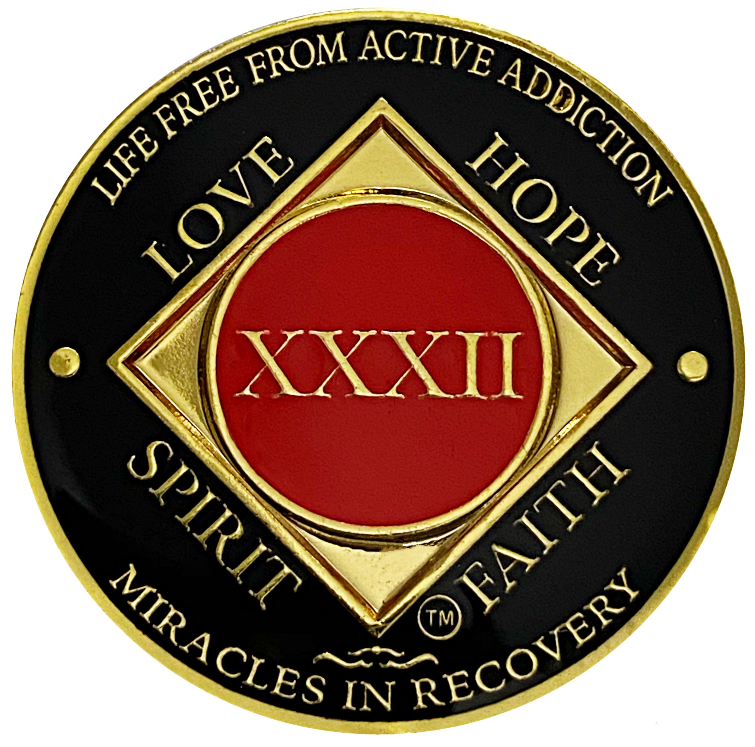 NA 32 Year Gold Color Plated Coin Narcotics Anonymous - Etsy Singapore