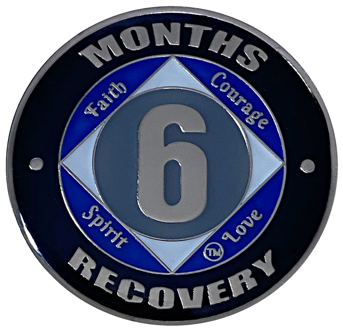 NA 6 Months Coin Narcotics Anonymous Medallion | Etsy
