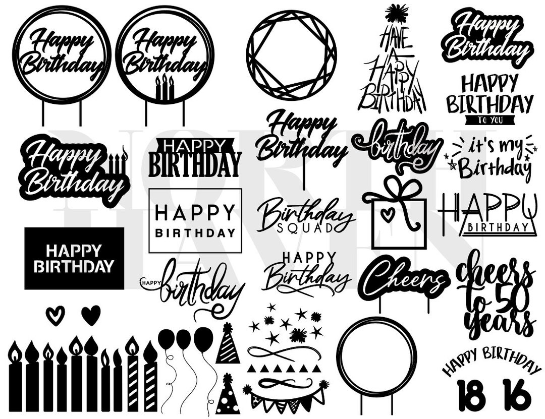 HAPPY BIRTHDAY! Design - Etsy