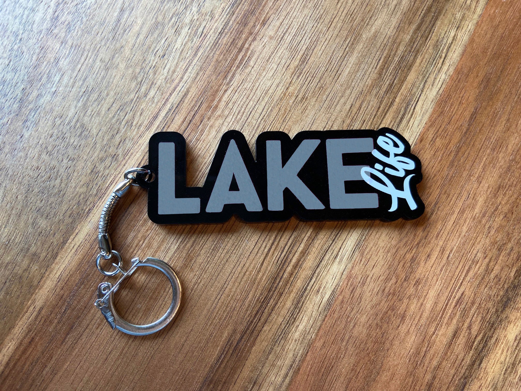 Lake Life Keychain | Etsy