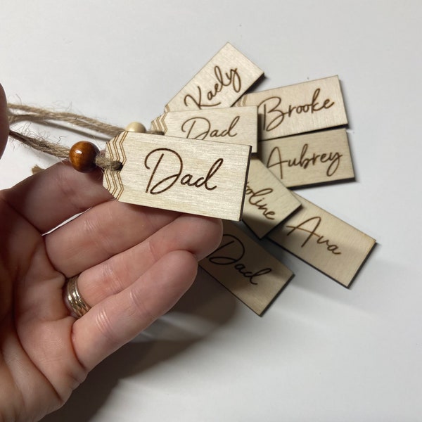 Small Wood Tags - Etsy