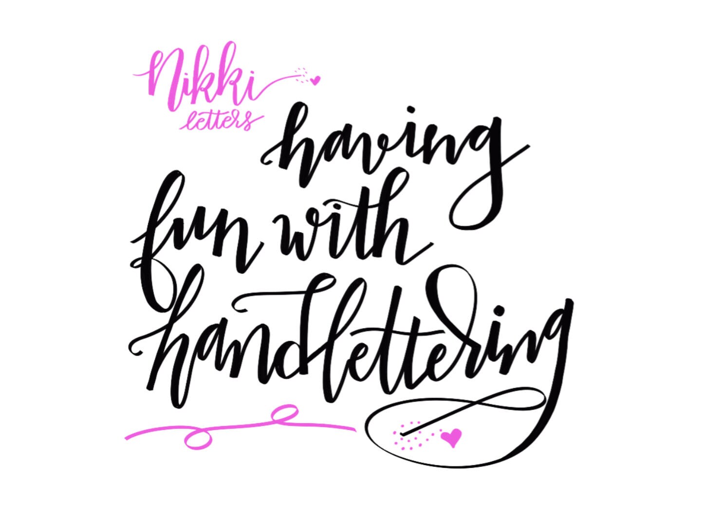 Nikki Letters: Having Fun With Handlettering - Etsy