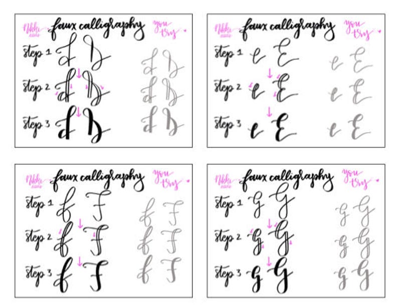 Nikki Letters: Having Fun With Handlettering - Etsy