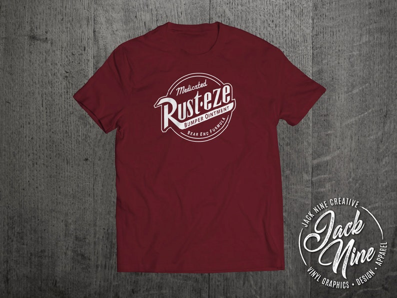 Cars inspired Rust-eze Medicated Bumper Ointment Logo - Etsy