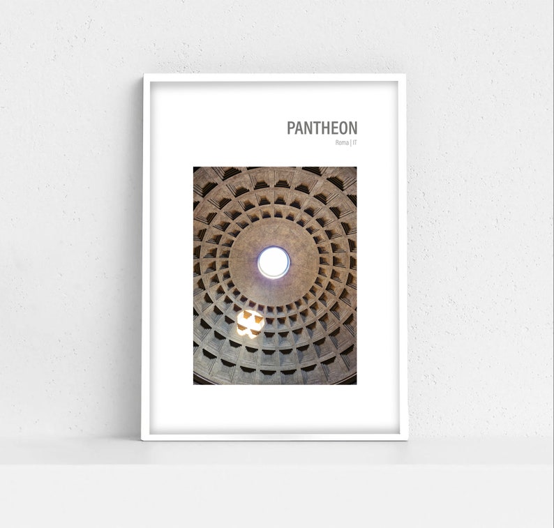 Roman Pantheon Print | Ancient Temple | Rome | Roman Architecture ...