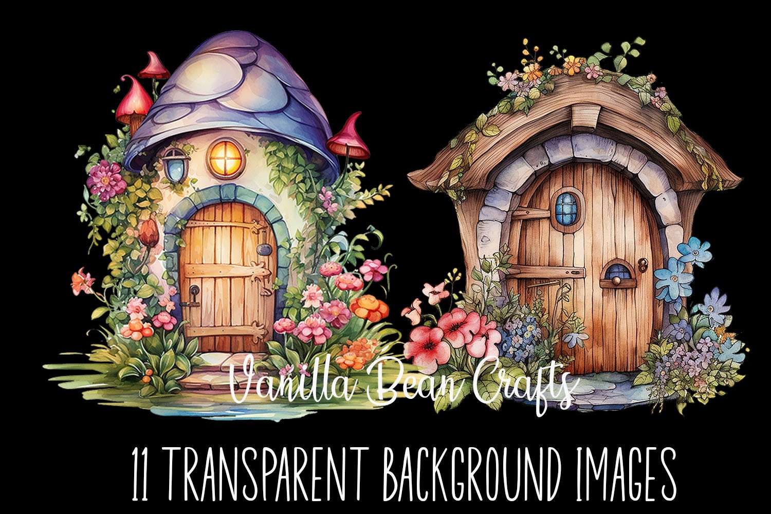 Fairy Door Fae House Fairycore PNG Clipart Sublimation Printable - Etsy