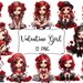 Valentine Clipart Chibi Girl PNG Sublimation Printable - Etsy