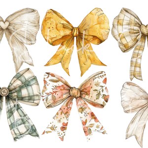 Fall Bow Coquette Autumn PNG Clipart Sublimation Printable - Etsy