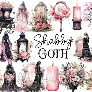 Shabby Goth Dark Grave Funeral PNG Clipart Sublimation Printable - Etsy