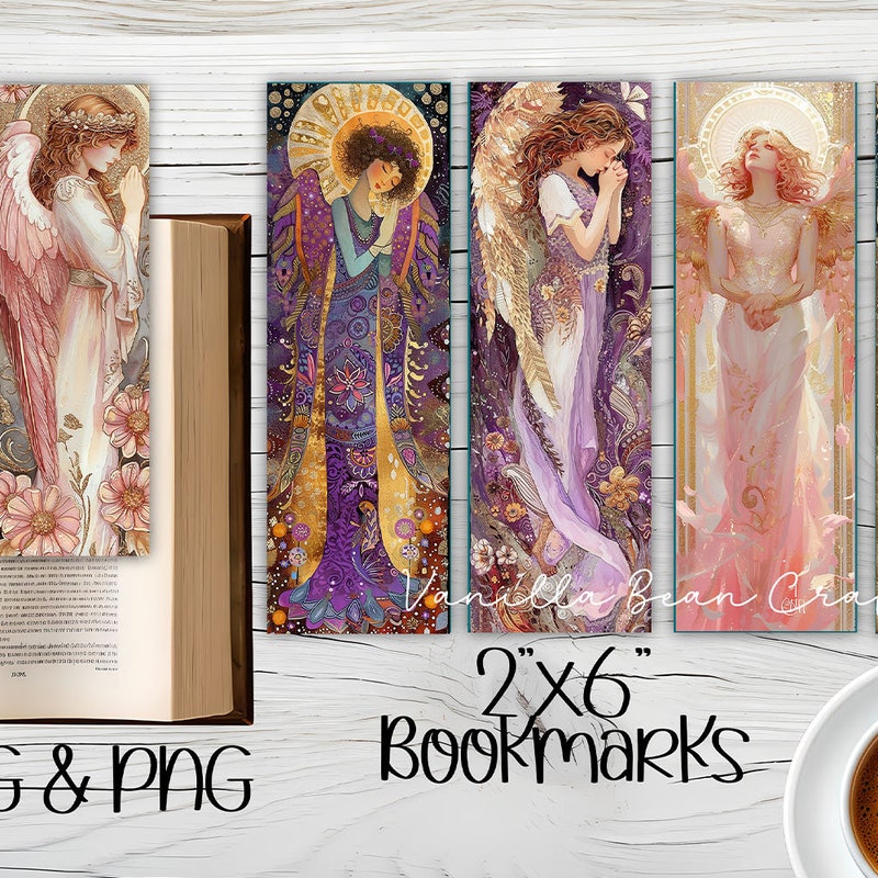 Angel Bookmark - Etsy