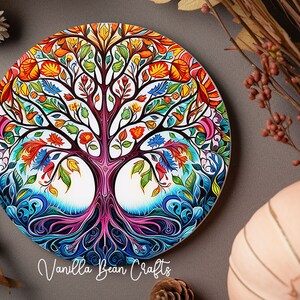 Tree of Life 2.5 Inch Coaster Sublimation Spiritual Bright PNG - Etsy