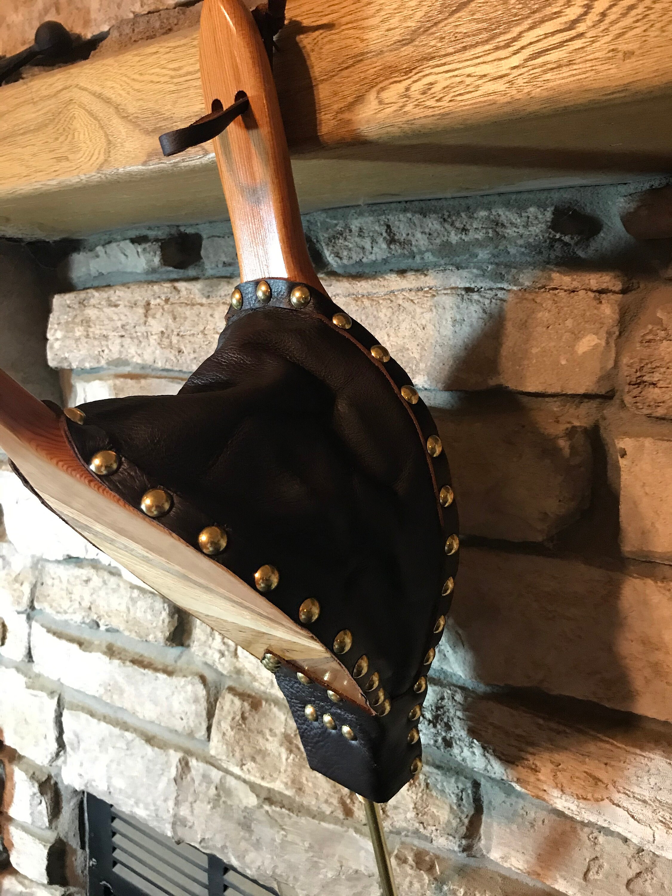 READY to SHIP: Handmade Fireplace Bellows, Assorted Joined Wood, Dark ...