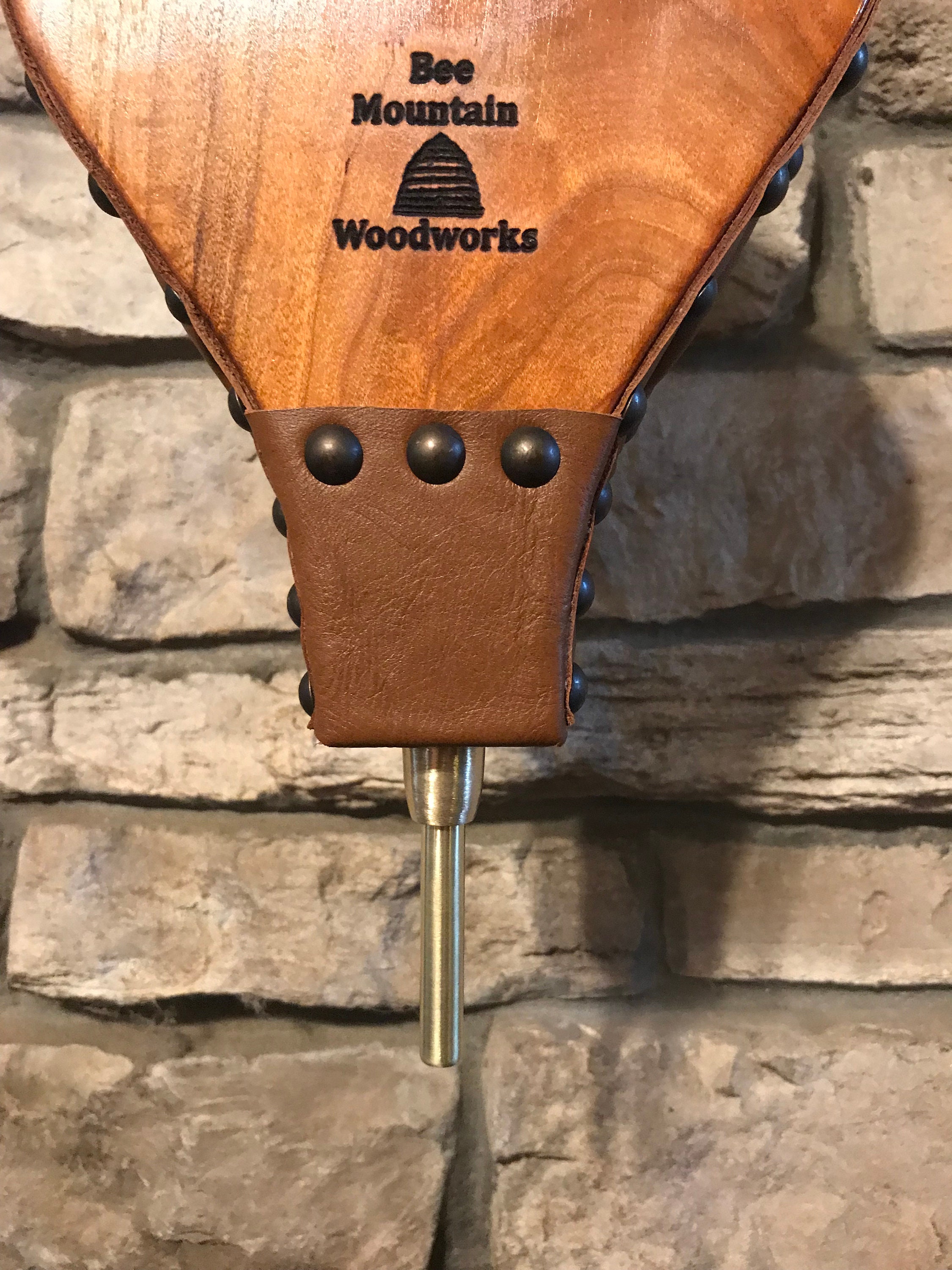 READY TO SHIP: Handmade Fireplace Bellows, Shorty Bellows, Cherry with ...