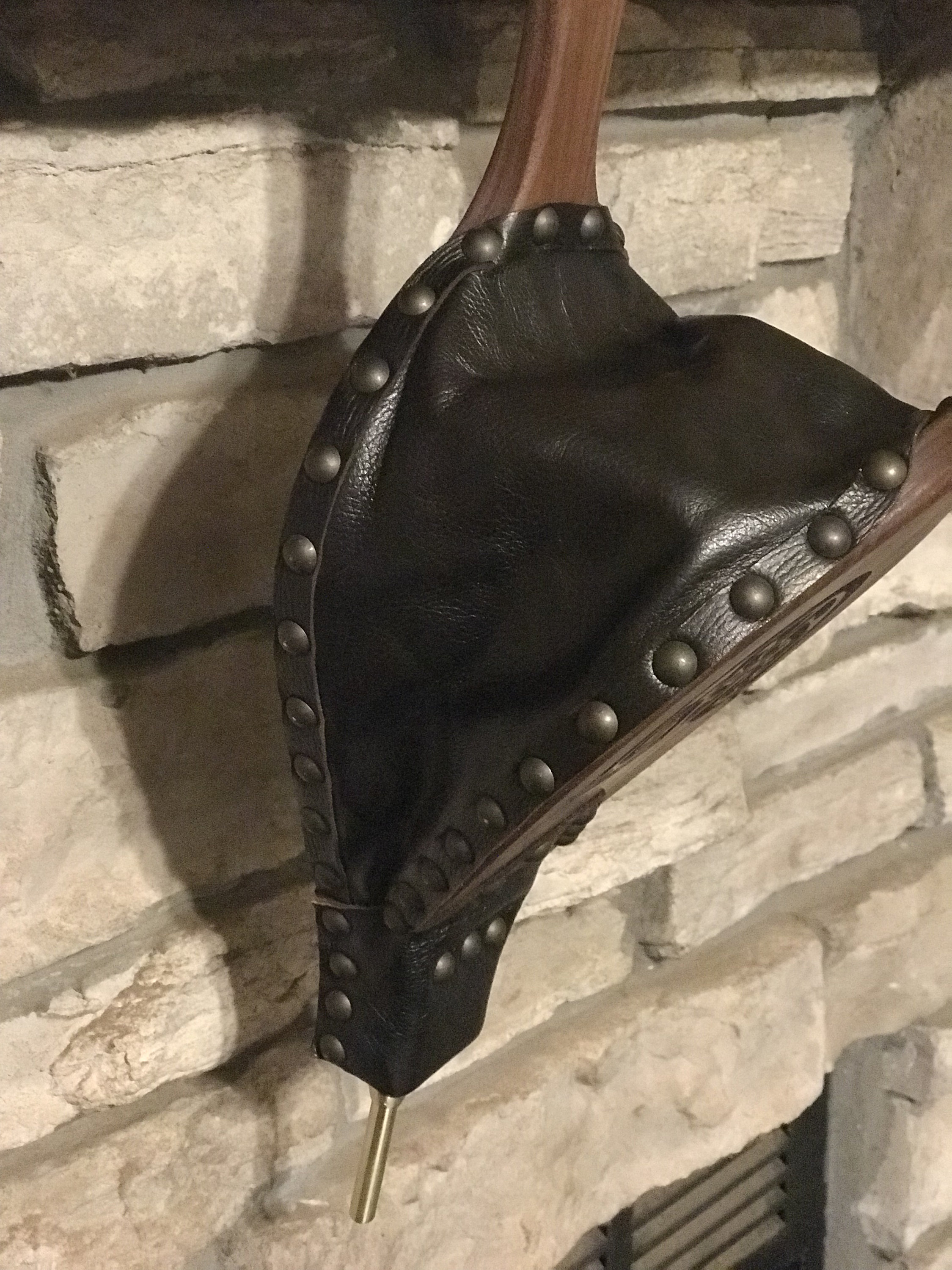 Ready to ship: Handmade Fireplace Bellows, Walnut with Dark Brown ...