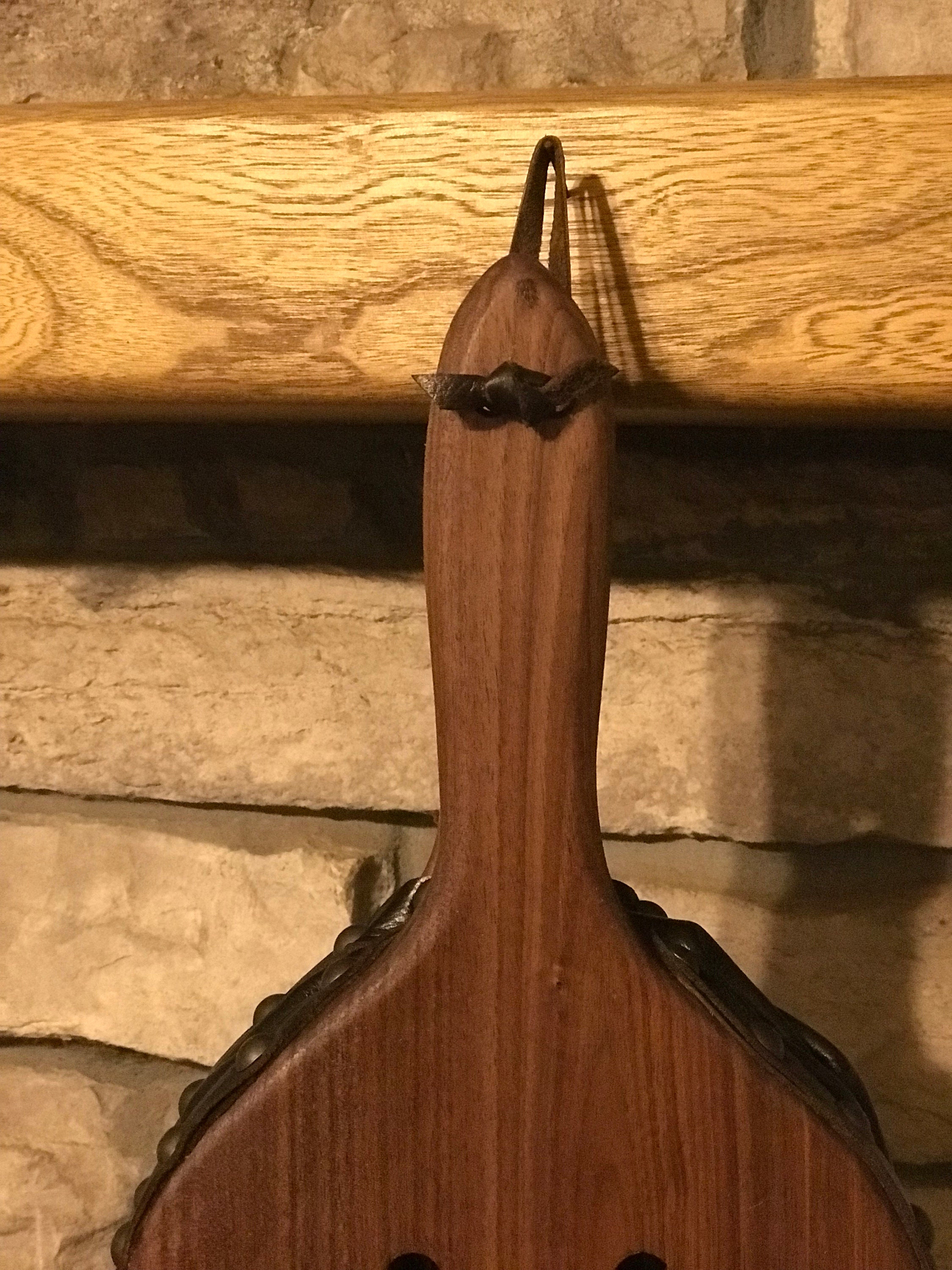 Ready to ship: Handmade Fireplace Bellows, Walnut with Dark Brown ...
