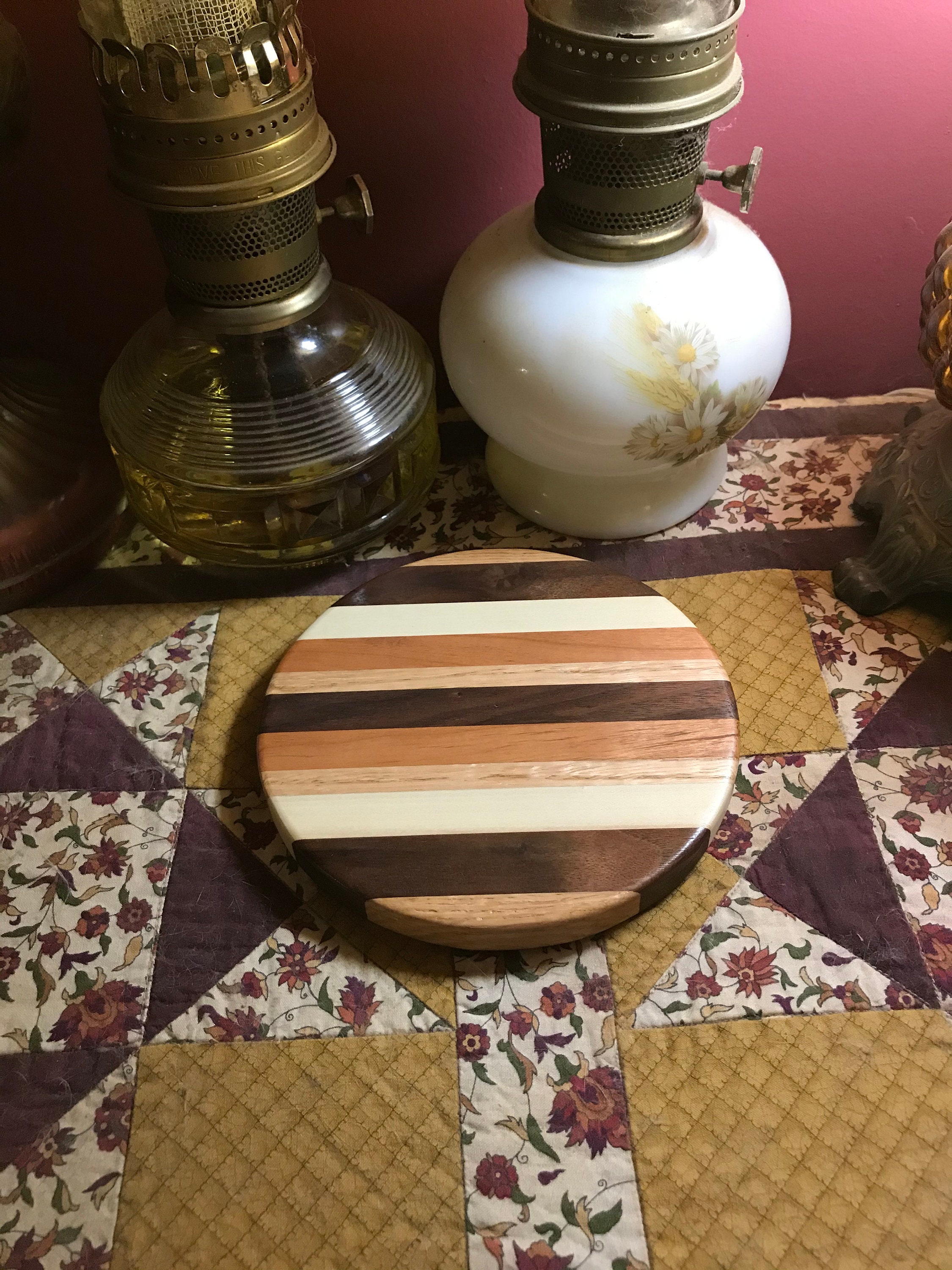 READY TO SHIP: Handmade Wooden Trivet, Various Woods, Butcher Block ...
