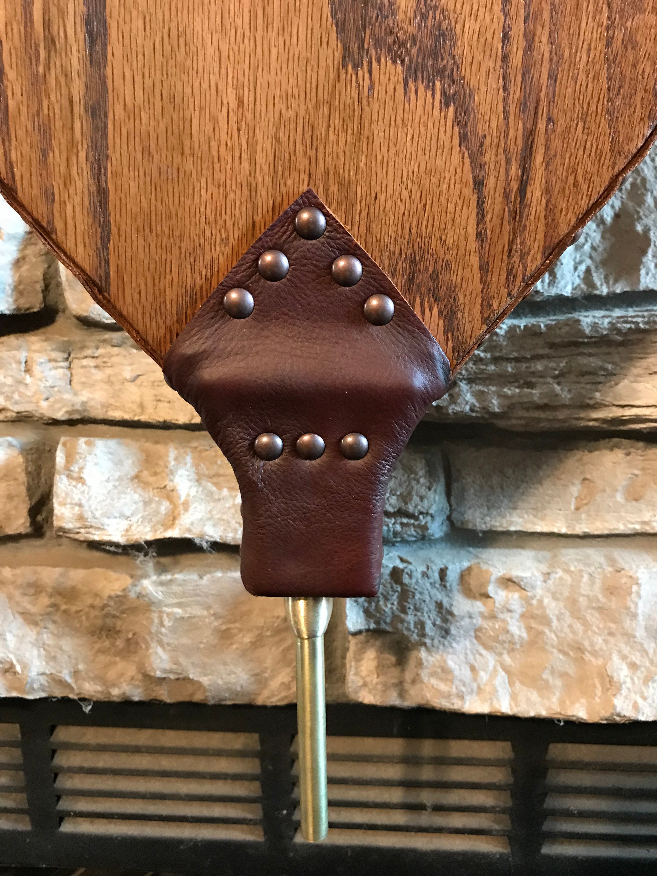 READY to SHIP: XXL Handmade Fireplace Bellows, Oak with Rich Brown ...