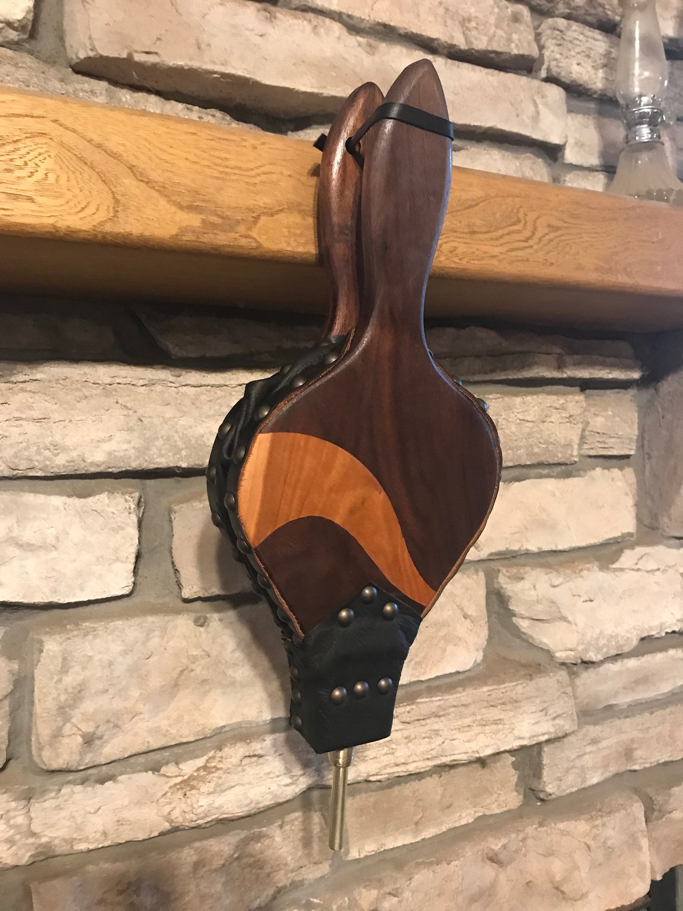 READY TO SHIP: Handmade Fireplace Bellows, Shorty Bellows, Walnut and ...