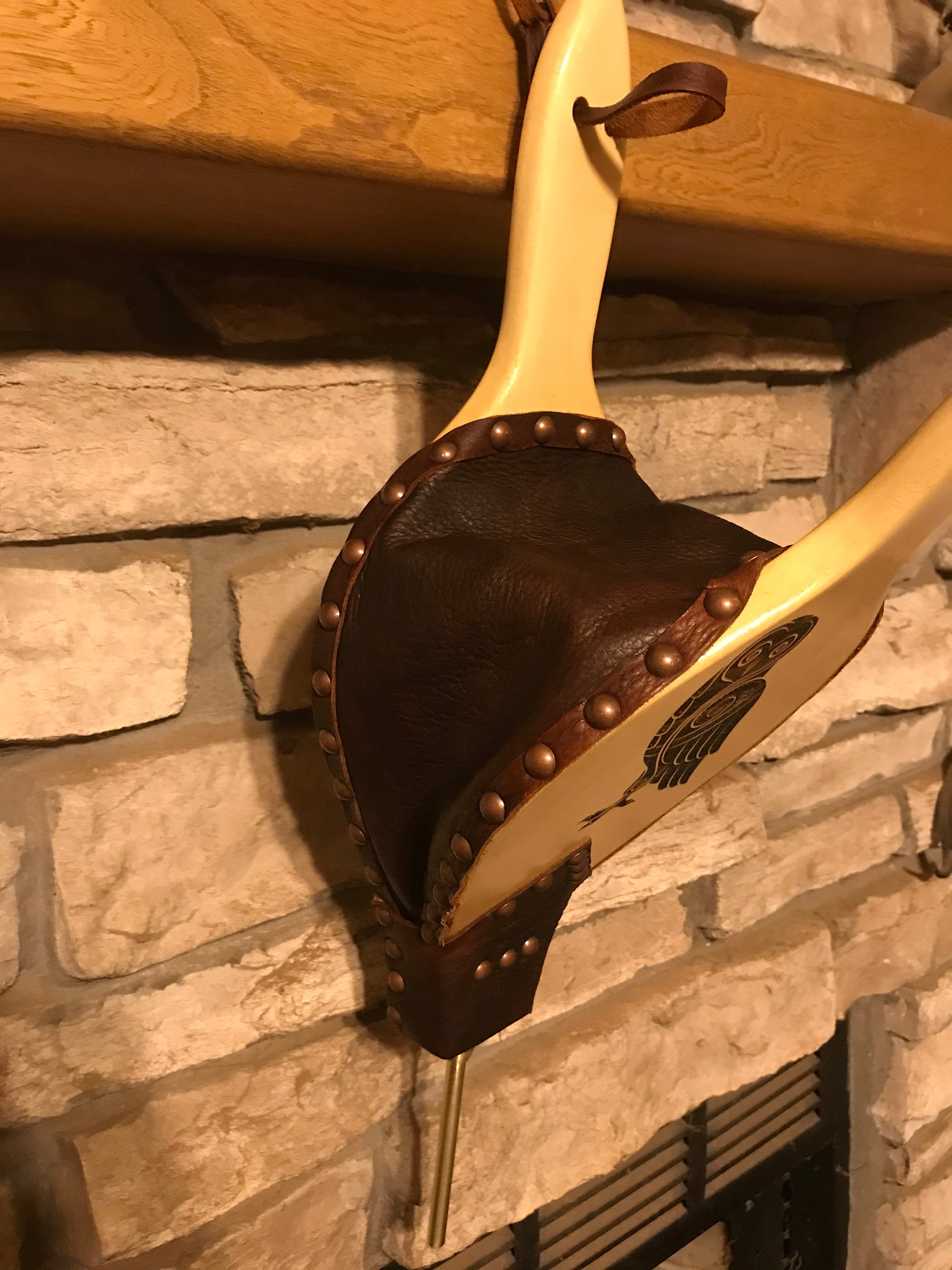 READY TO SHIP: Handmade Fireplace Bellows, Holly with Owl Engraving ...